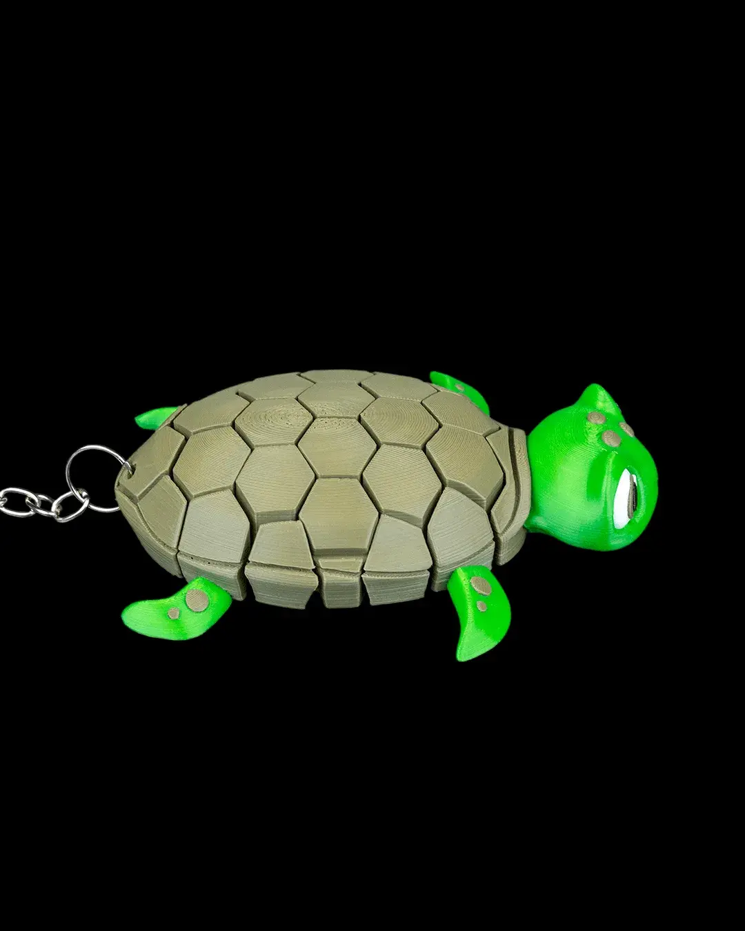 Other STL Descarga - Articulated Turtle Keychain - DRAKLORN