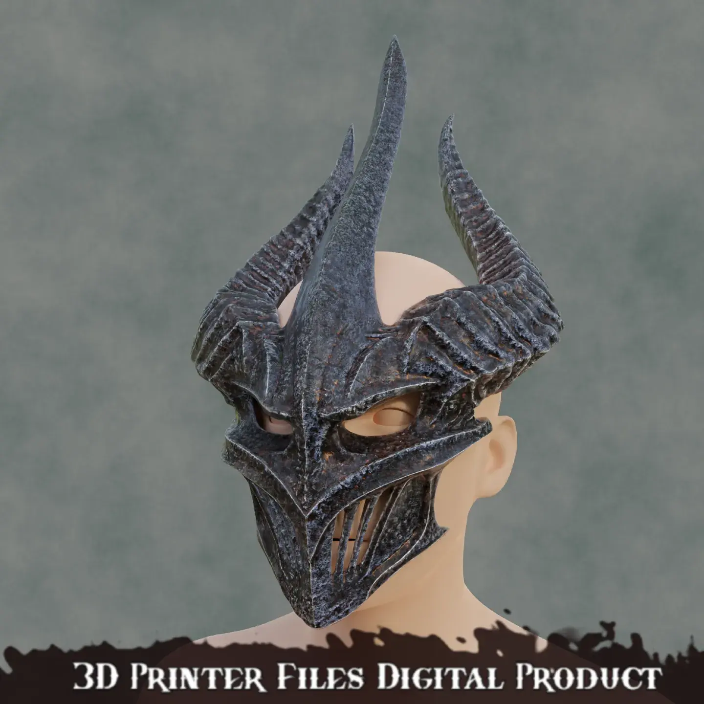 Cosplay STL Descarga - Fantasy Flame Atronach Mask TES Oblivion ...