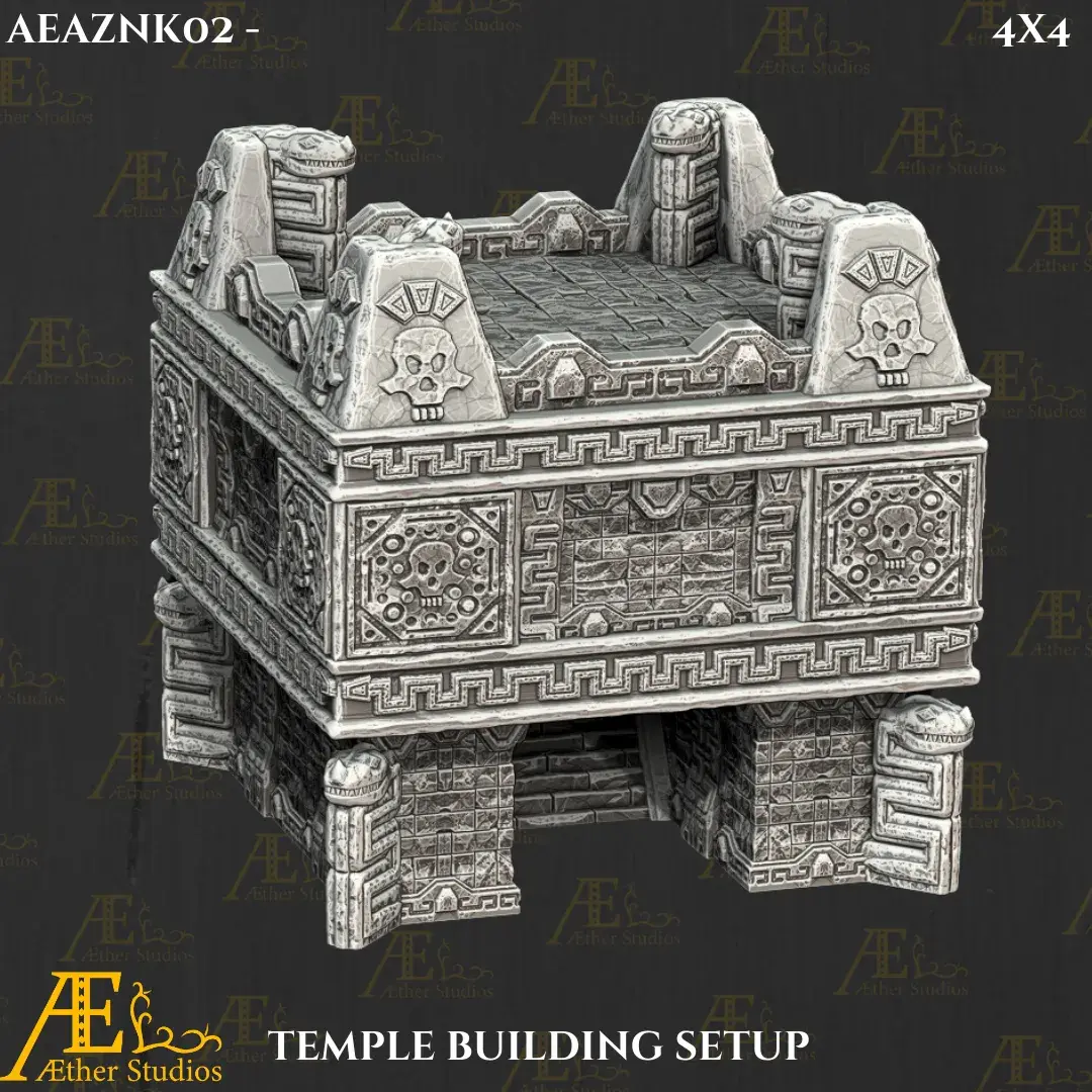 Props & Terrain STL Download - AEAZNK02 – Temple Mountsby Aether Studios
