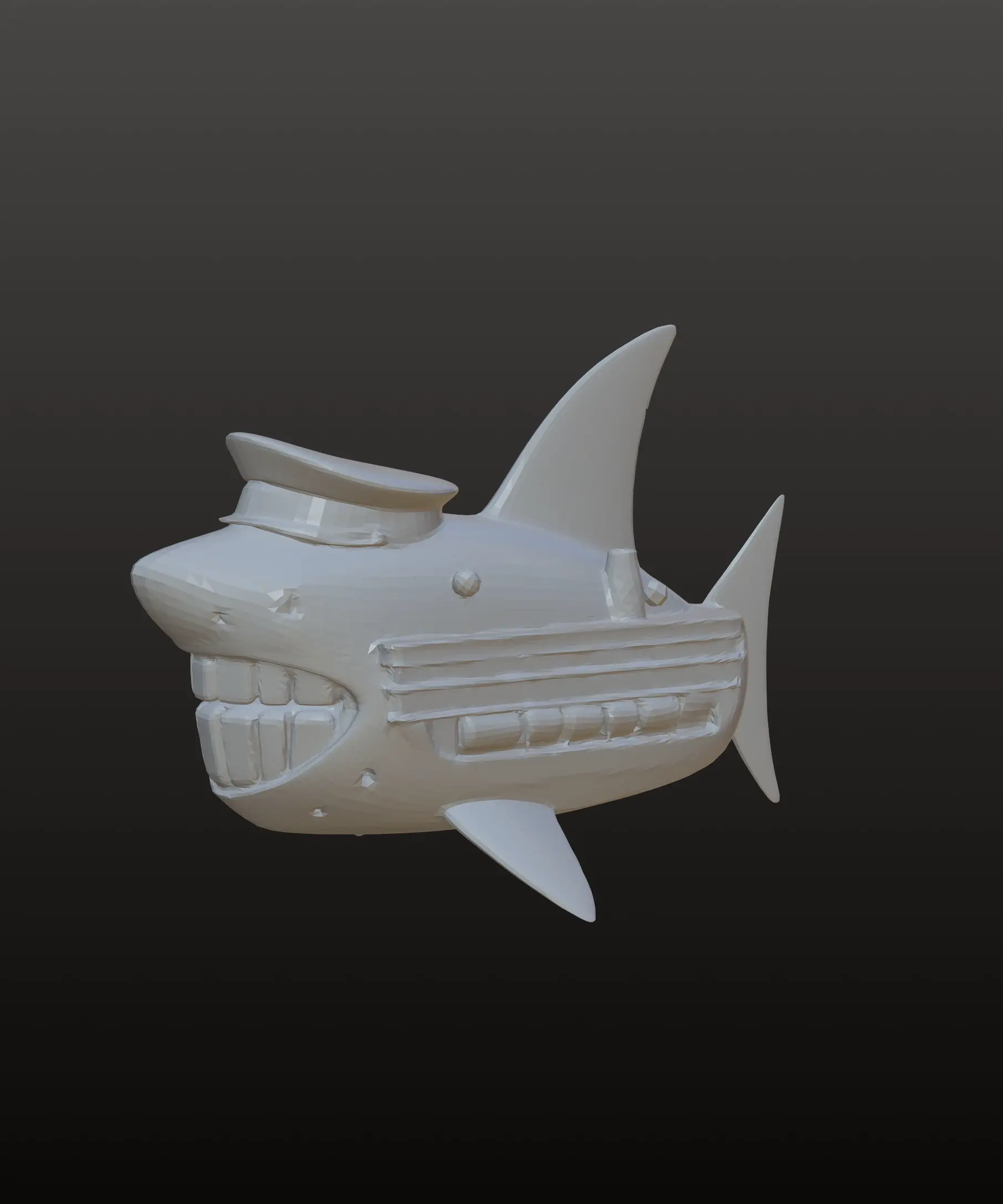 Other STL Download - shark ship 2by Animalia 3D
