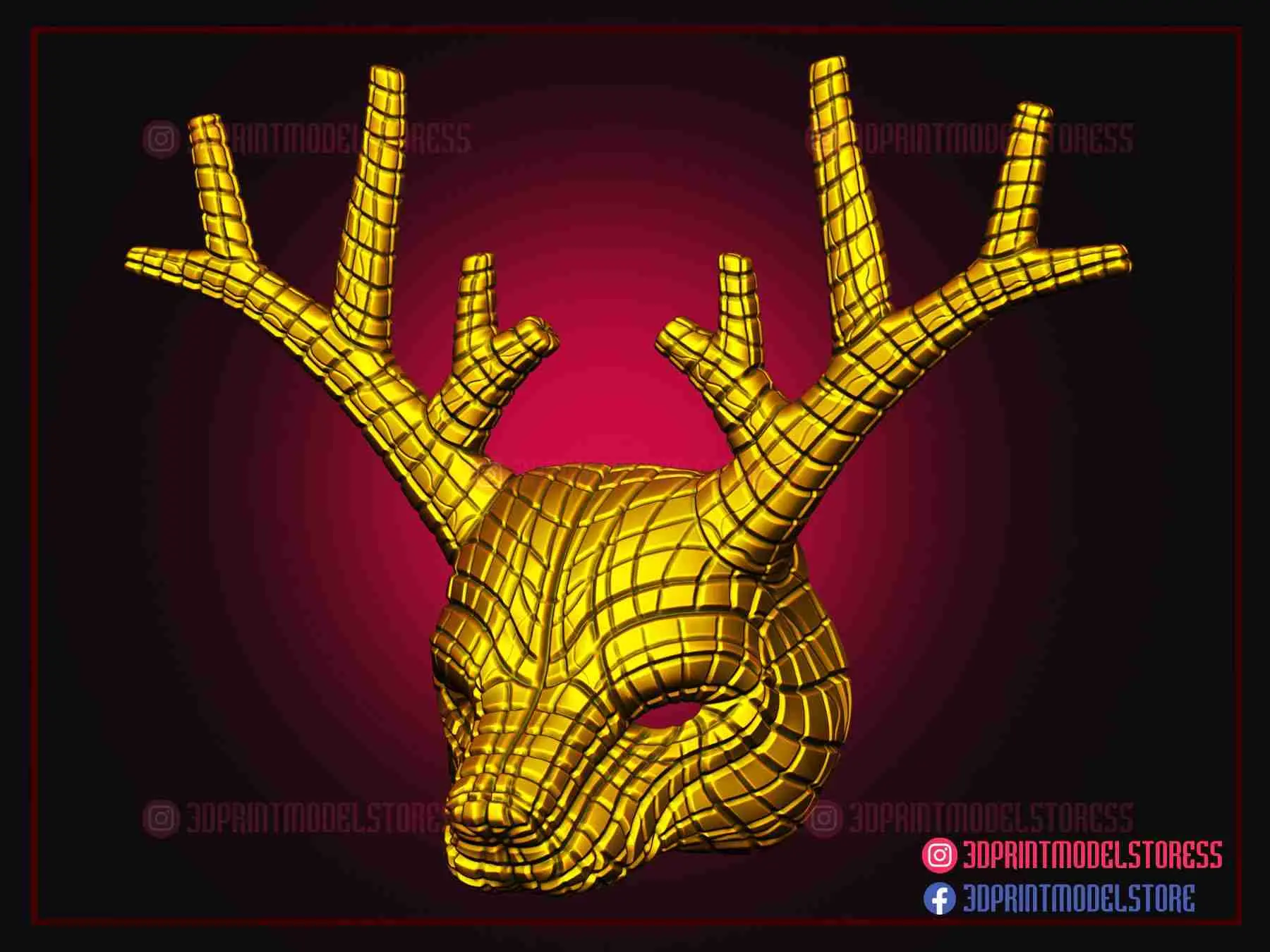 Cosplay STL Download - Squid Game Mask - Deer Vip Mask for Cosplayby ...
