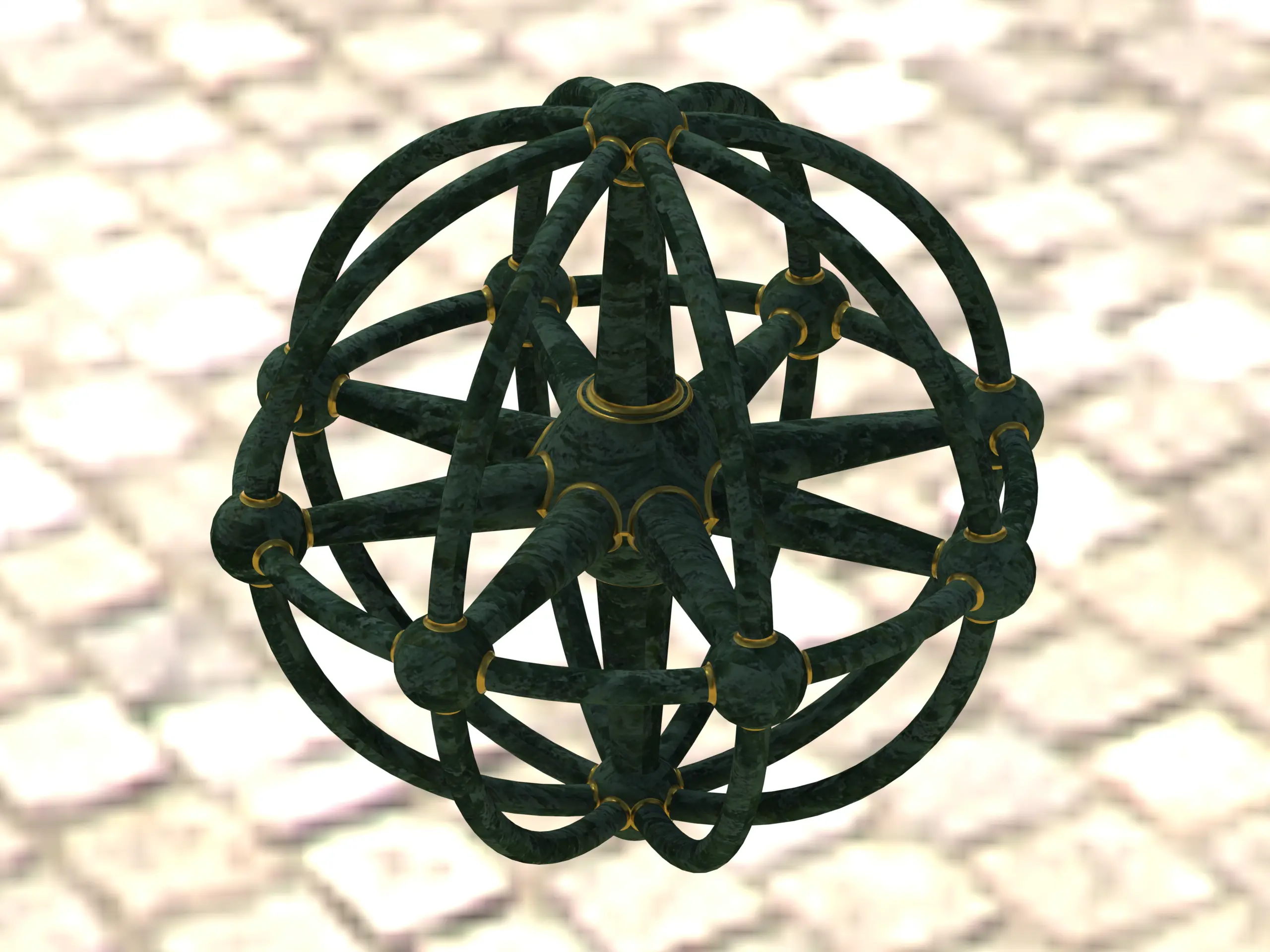Wireframe Shape Geometric Sphere Linked | 3D models download | Creality ...