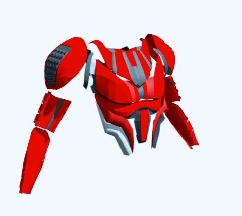 Cosplay STL Download - Editable Base Red Viper OC wearby LUKANDA21