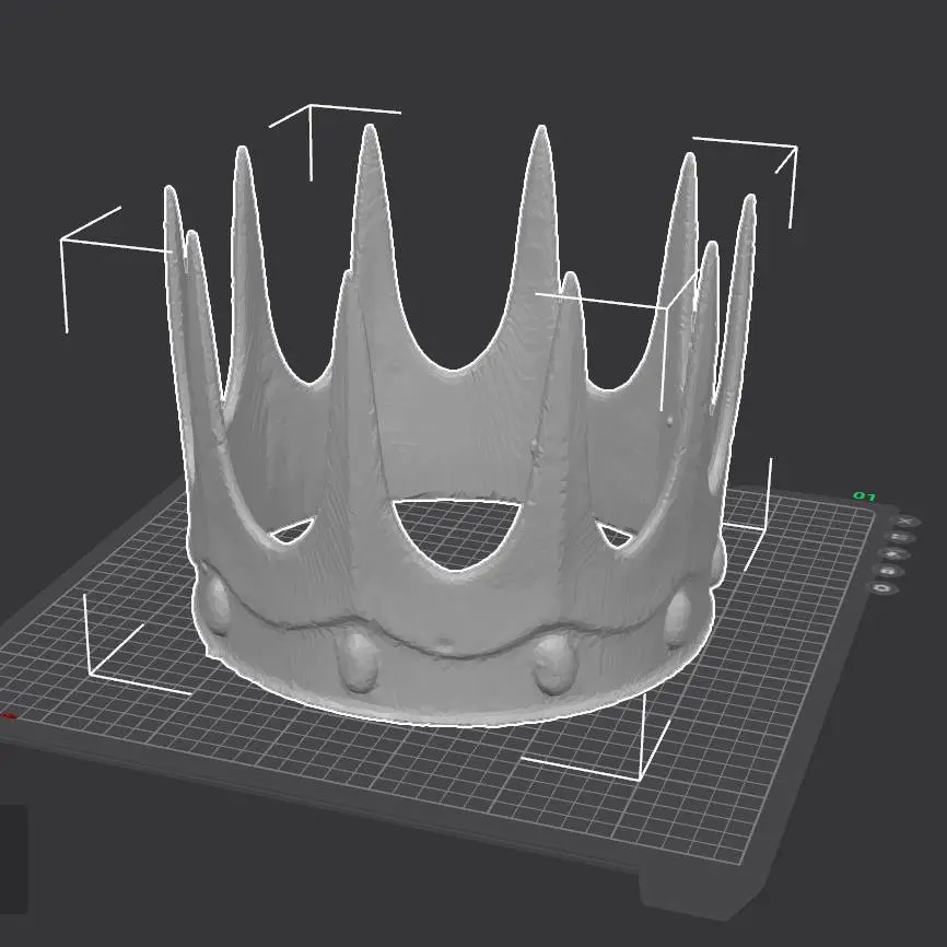 3D Printer Files | 3MF File | Evil King Crown | Creality Cloud