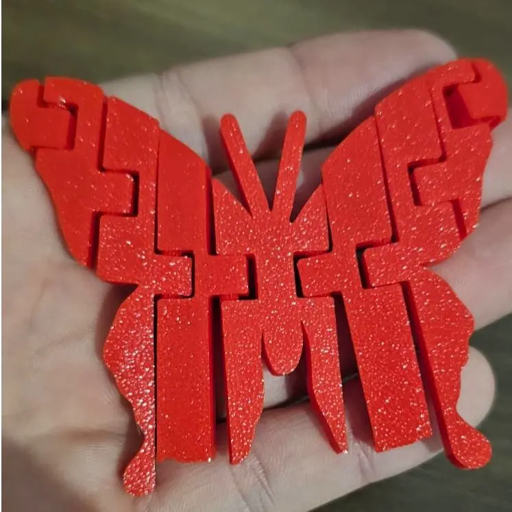 3D Printer Files | 3MF File | Articulated butterfly – easy to print and ...