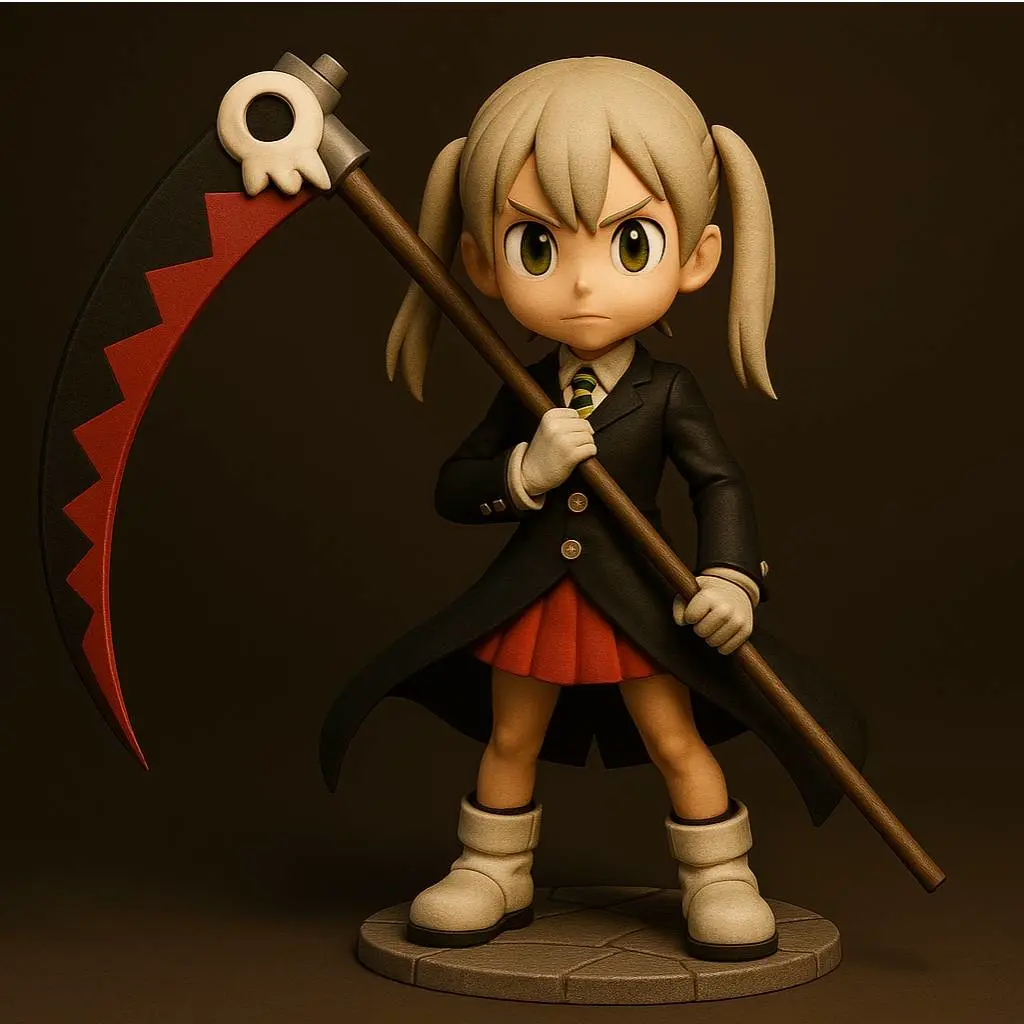 Characters & Creatures STL Download - Action Figure Maka Albarn Soul ...