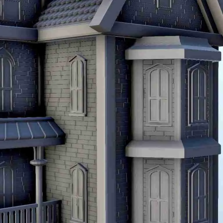 Other STL Download - Gothic house 13 - scenery medieval miniatures ...