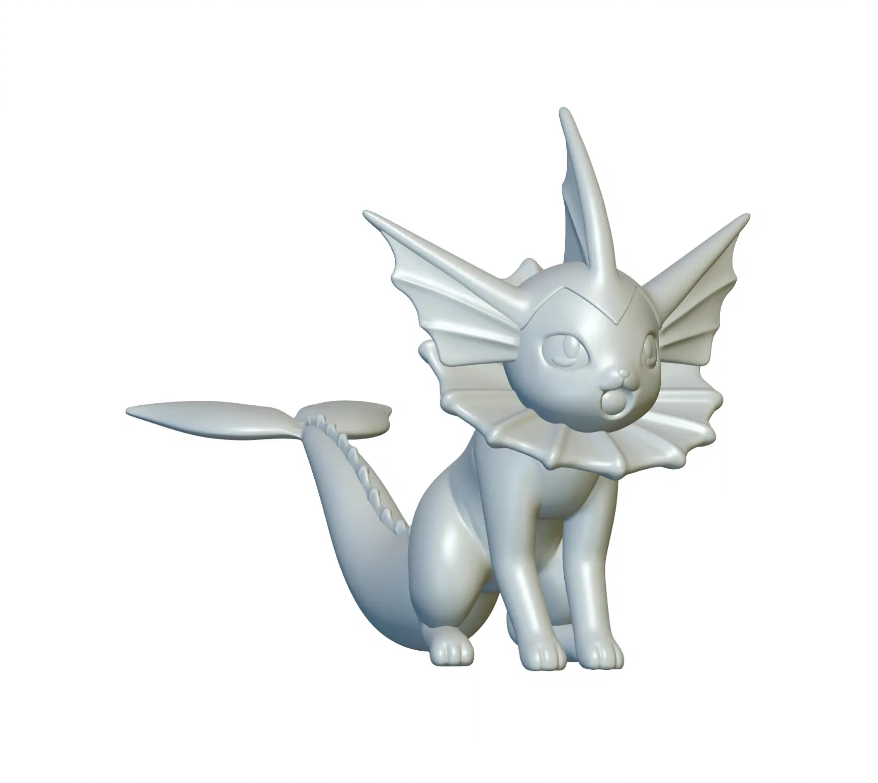 Pokemon Vaporeon #134 - Ready for 3D Printing! | 3D models download ...