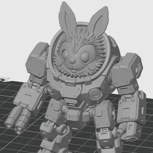 3D Printer Files | 3MF File | Labubu Mech | Creality Cloud