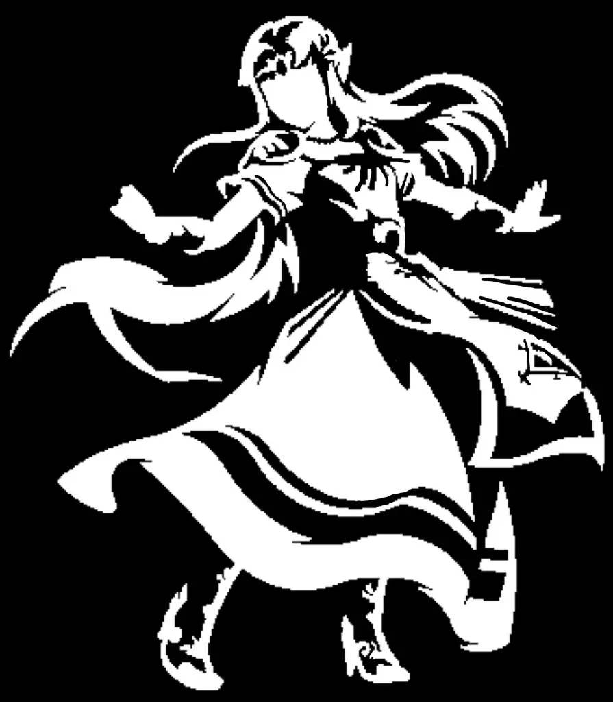 Free Digital Art STL Download - Princess Zelda stencilby SMT_M 🦊