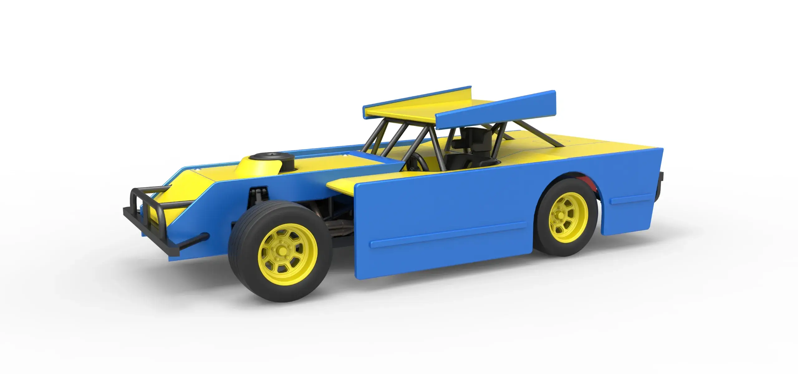 Vehicles & Machinery STL Download - Figure 8 Modified stock car Scale 1 ...
