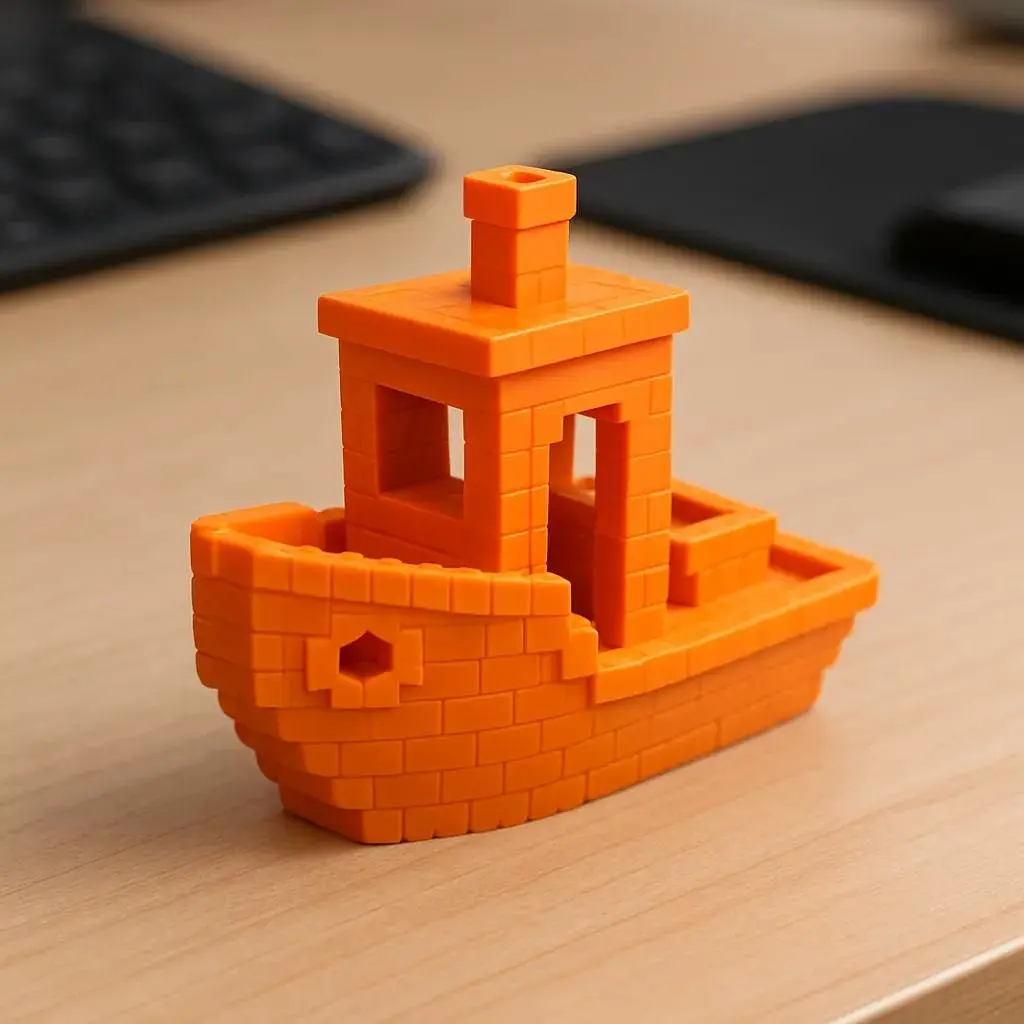 3D Printer Files | 3MF File | Pixelated Benchy | Creality Cloud