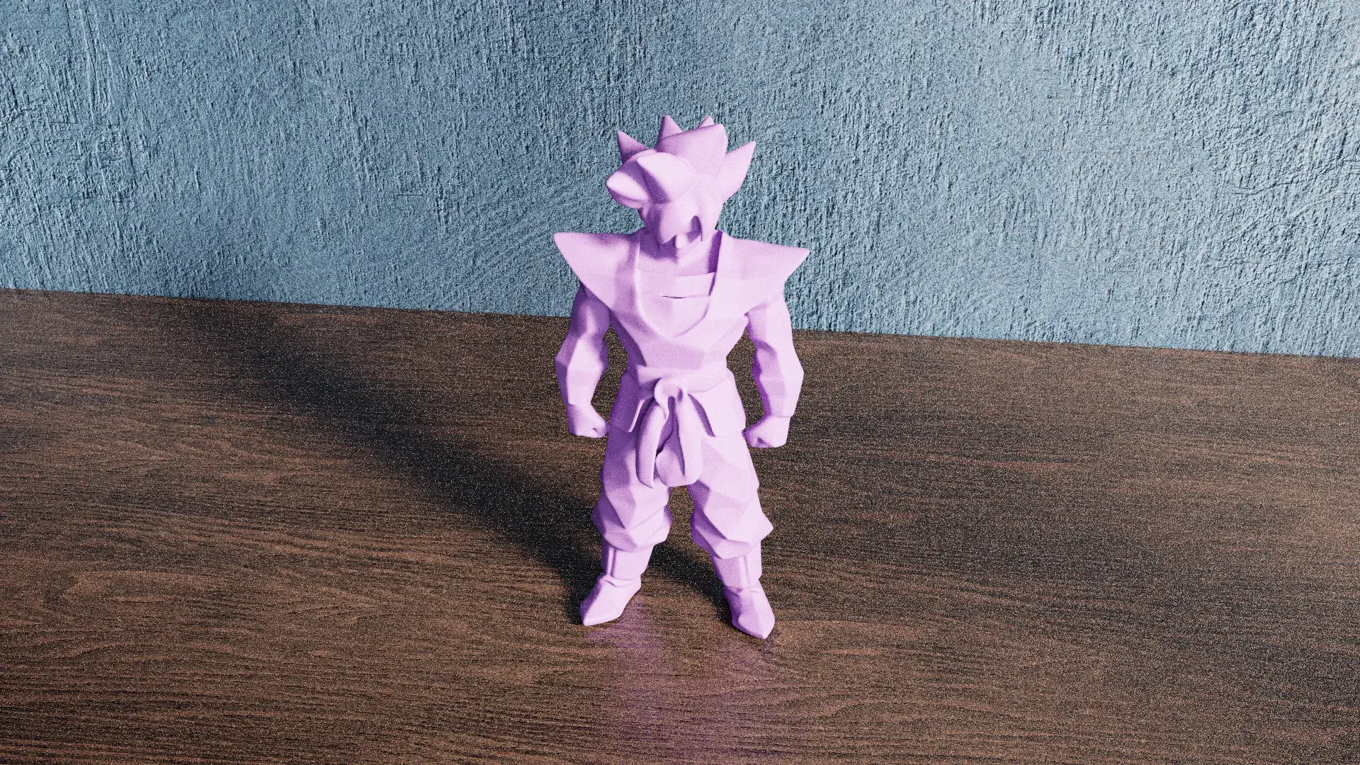 3D Printer Files | 3MF File | Low Poly Son Goku | Creality Cloud