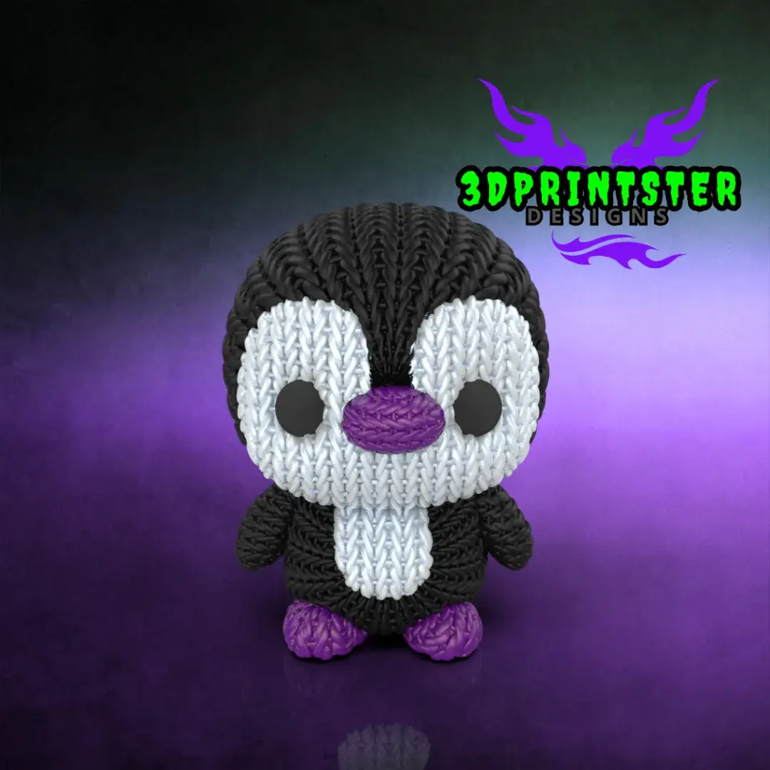 3D Printer Files | 3MF File | Knitted Penguin Buddy | Creality Cloud