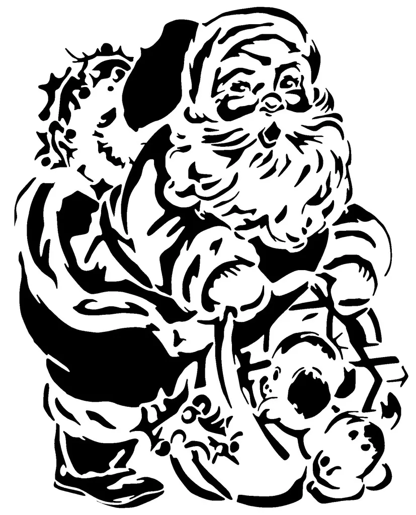 3D Printer Files | 3MF File | Santa stencil 4 | Creality Cloud