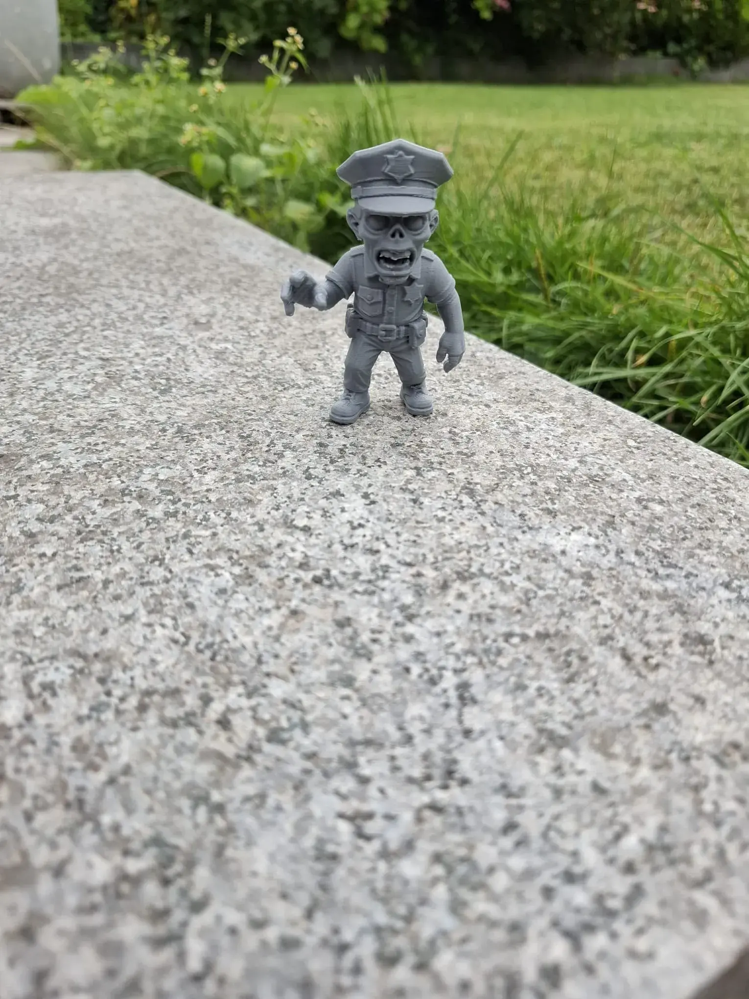 3D Printer Files | 3MF File | Cartoon Zombie Cop | Creality Cloud