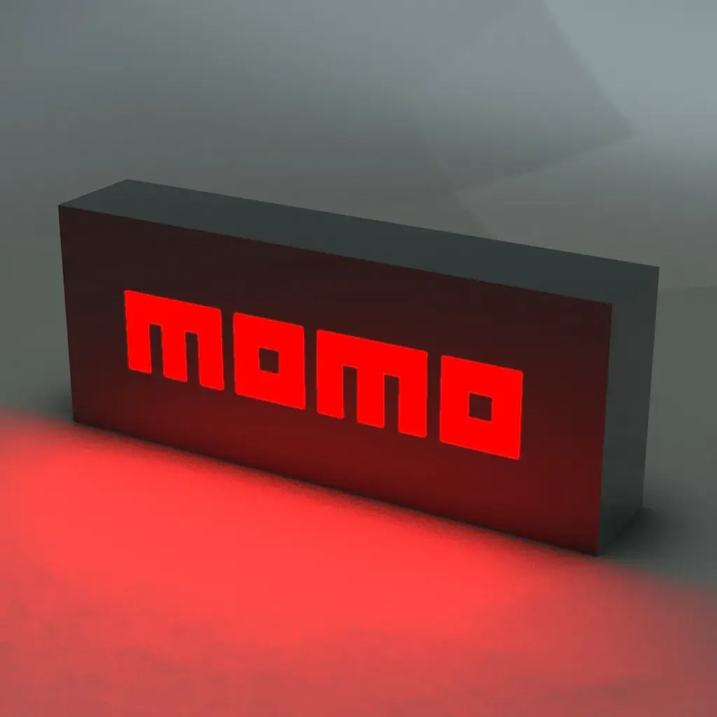 Lighting & Lamps STL Download - MOMO Logo Lamp Graphic Illuminatorby ...
