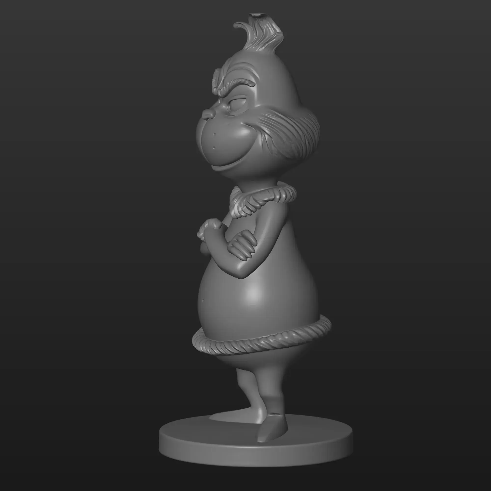 Miniature Games & Accessories STL Download - grinch figureby Aytuğ