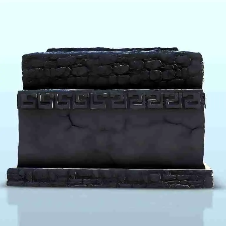 Mesoamerican Palace 24 Miniatures Warhammer Terrain Scener 3d