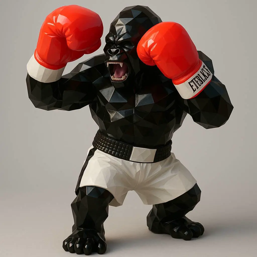 3D Printer Files | 3MF File | Boxing kong LOW POLY | Creality Cloud