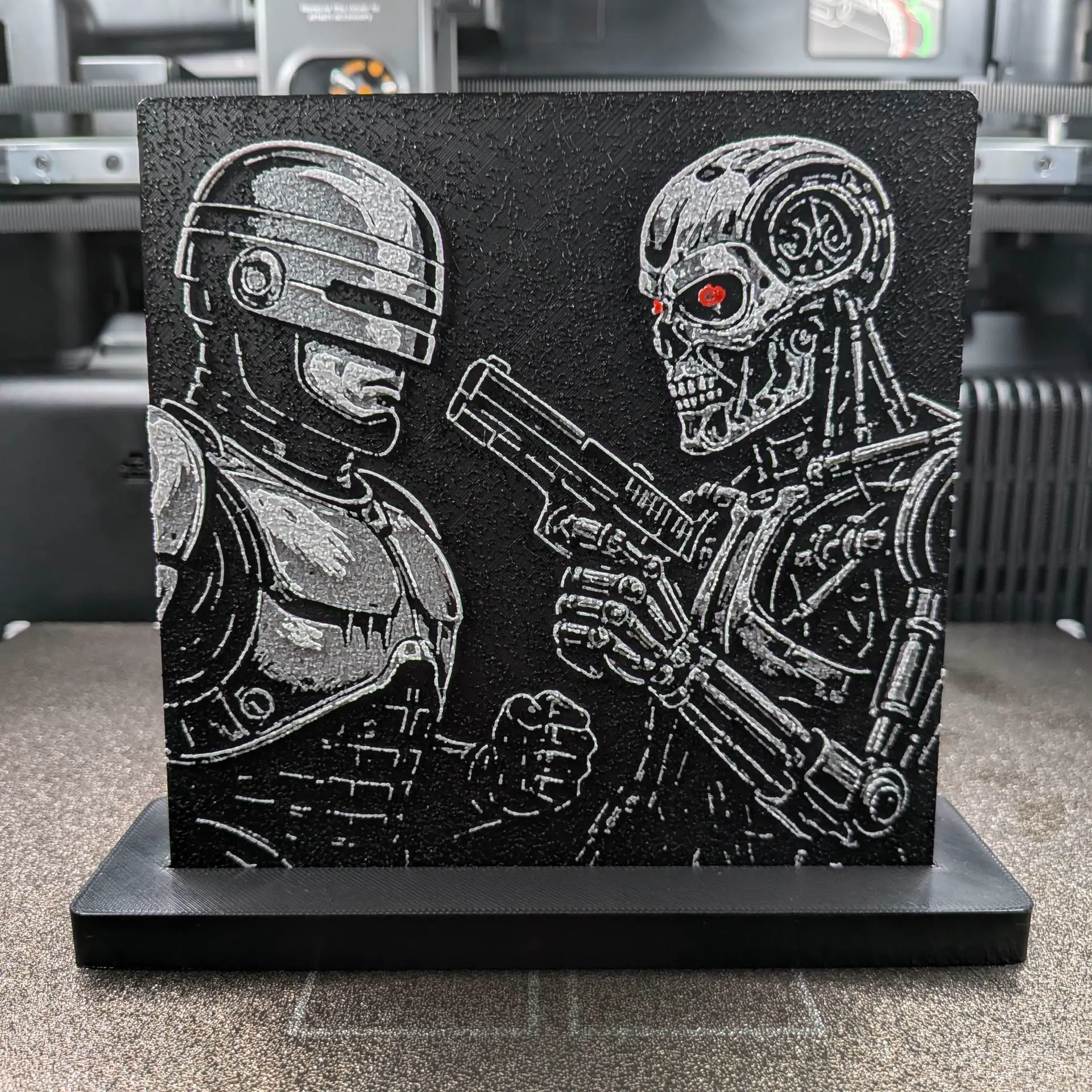 3D Printer Files | 3MF File | Epic 3D Fight: RoboCop vs Terminator ...