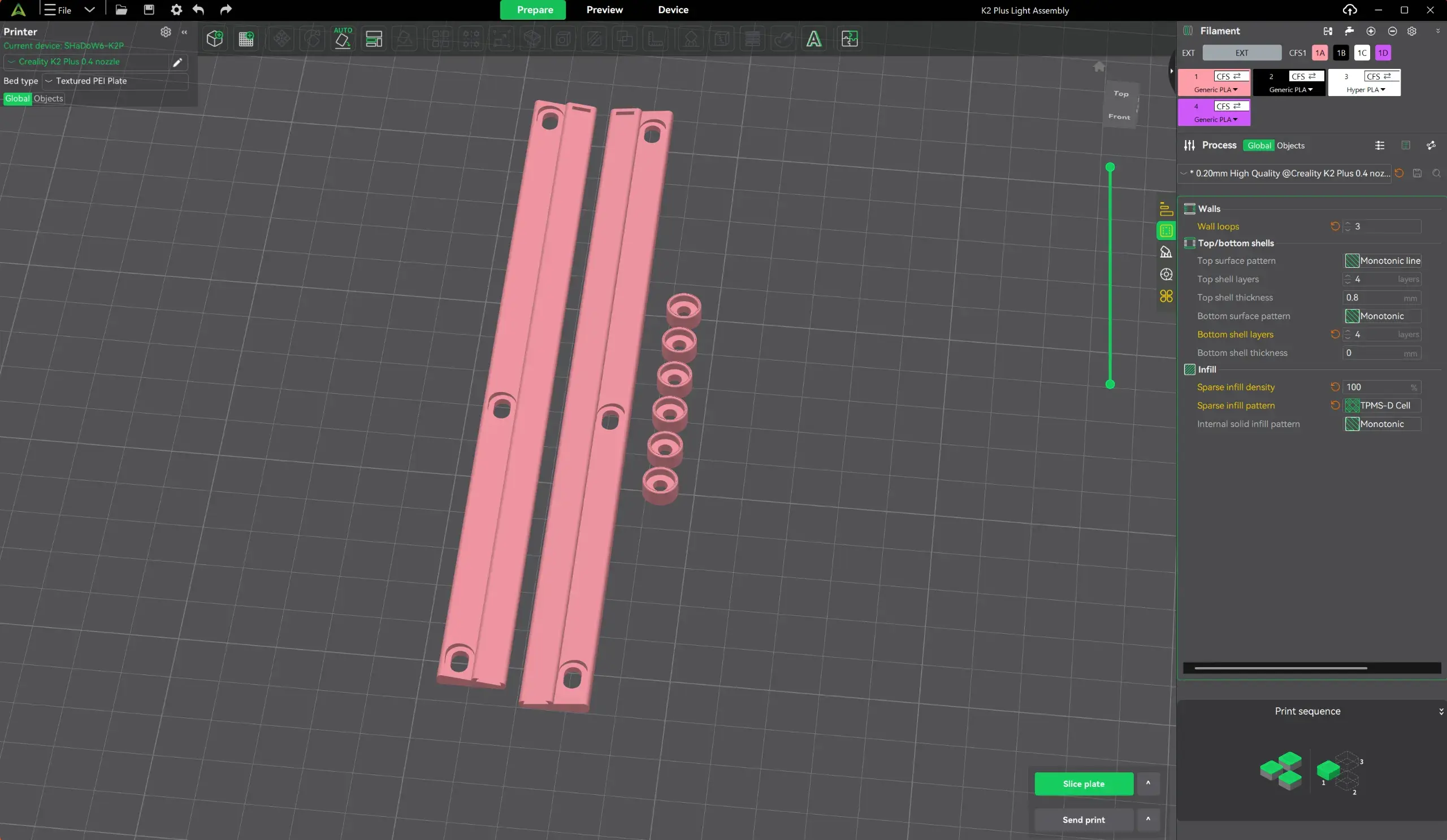 3D Printer Files | 3MF File | Creality K2 Plus Light Strip Mod ...