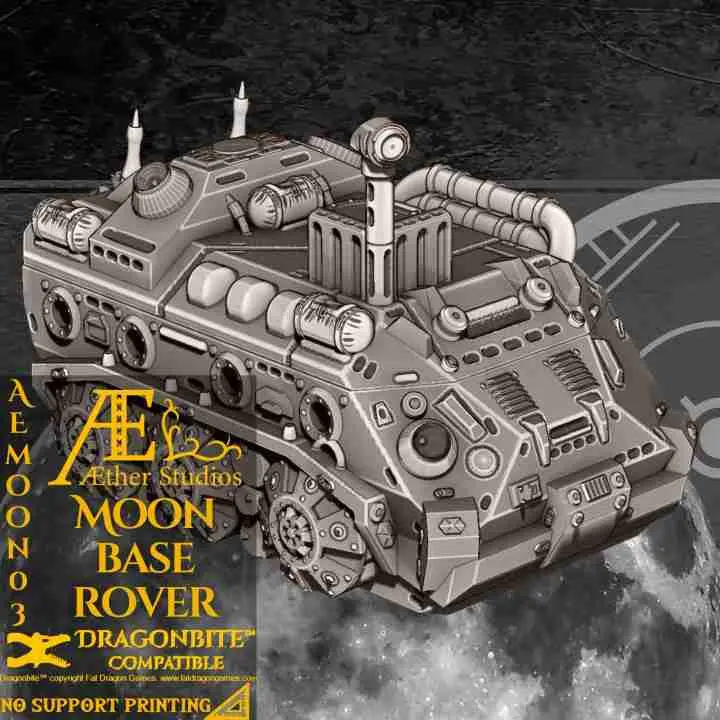 Other STL Descarga - AEMOON03 - Rover Base Lunar - Aether Studios