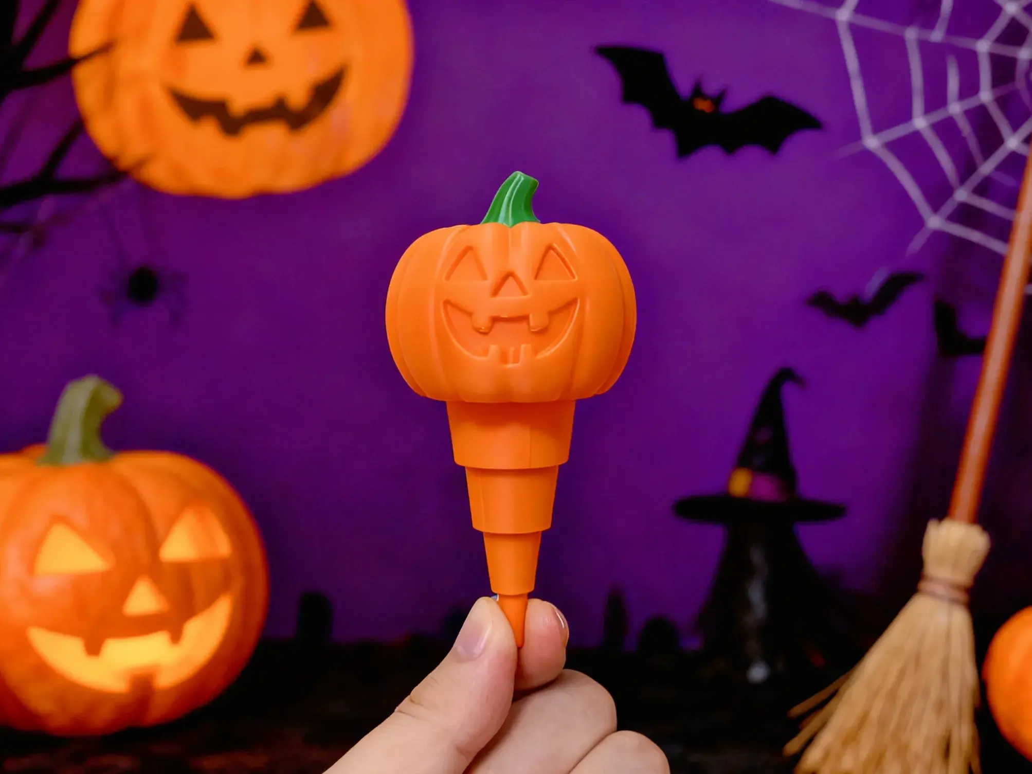 3D Printer Files | 3MF File | Halloween pumpkin stretching sword ...