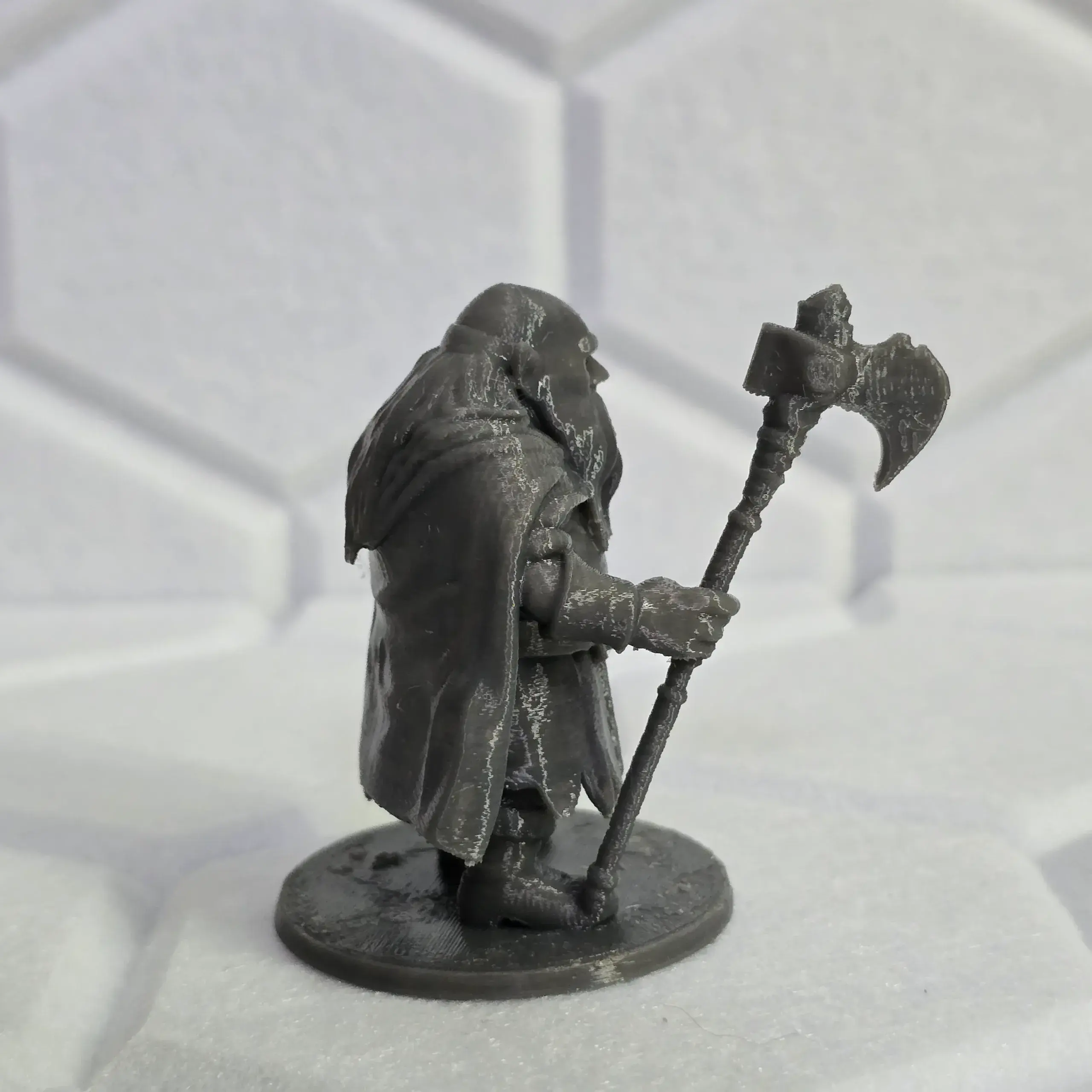 3D Printer Files | 3MF File | Zwerg mit Stabaxt | Creality Cloud
