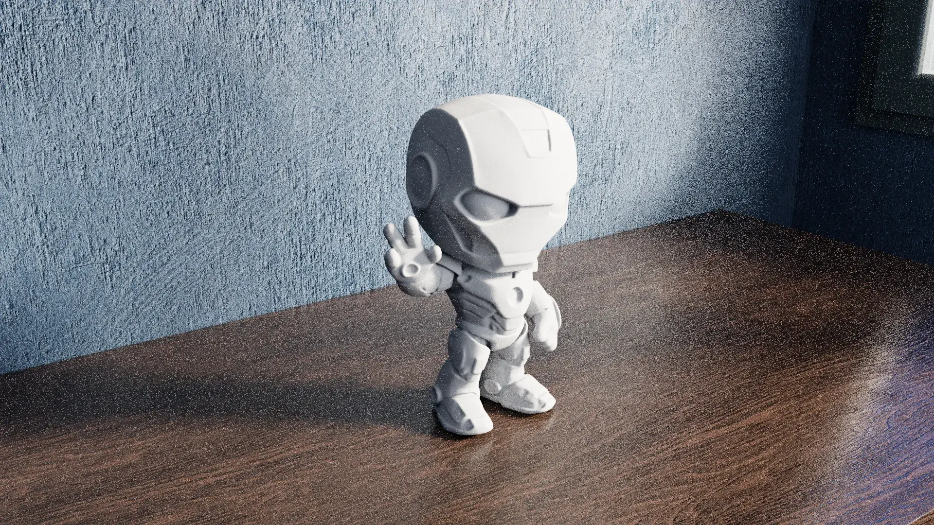 3D Printer Files | 3MF File | Chibi Waving Ironman | Creality Cloud