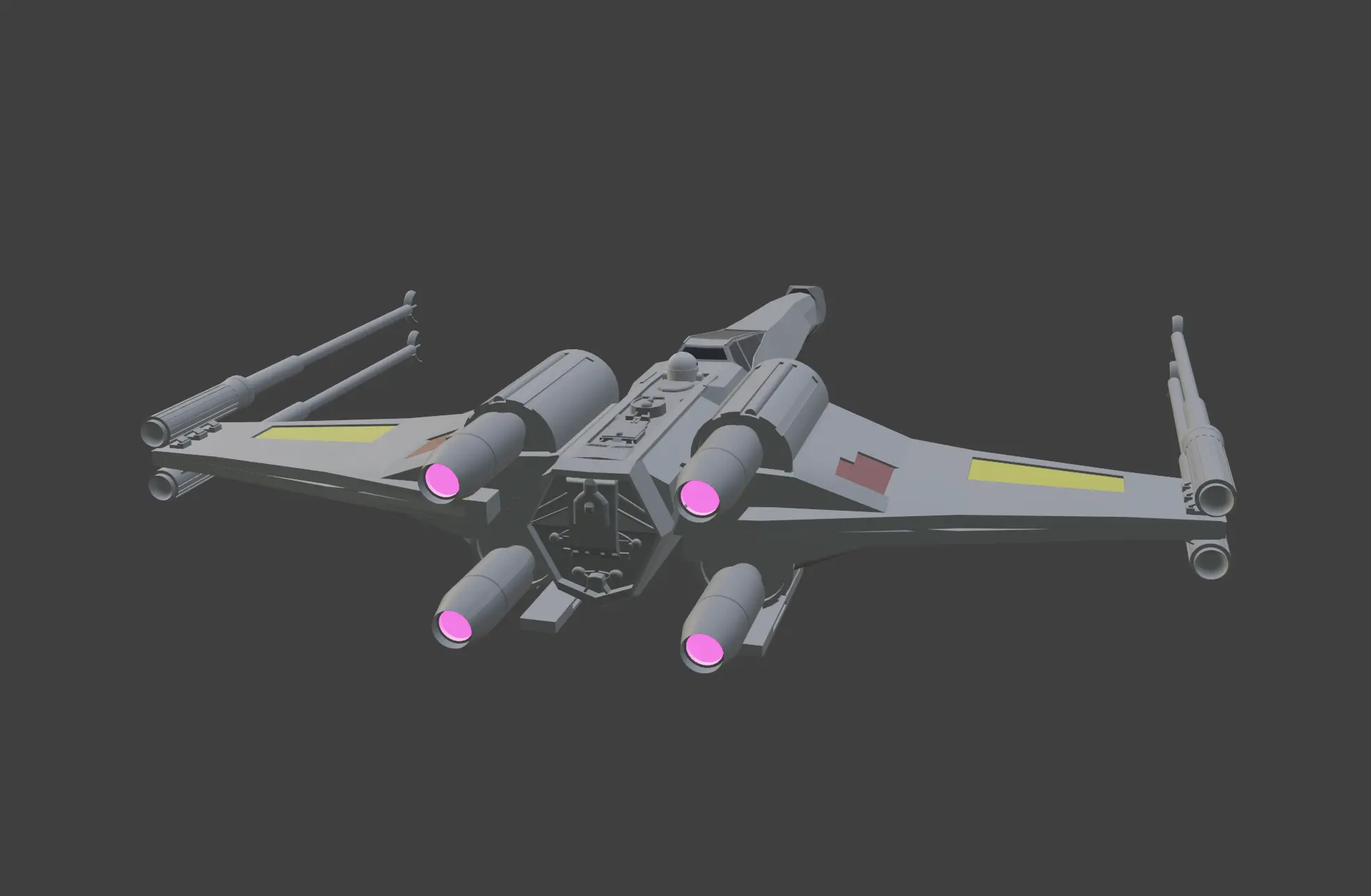 Miniature Games & Accessories STL Download - star wars x-wing landedby ...