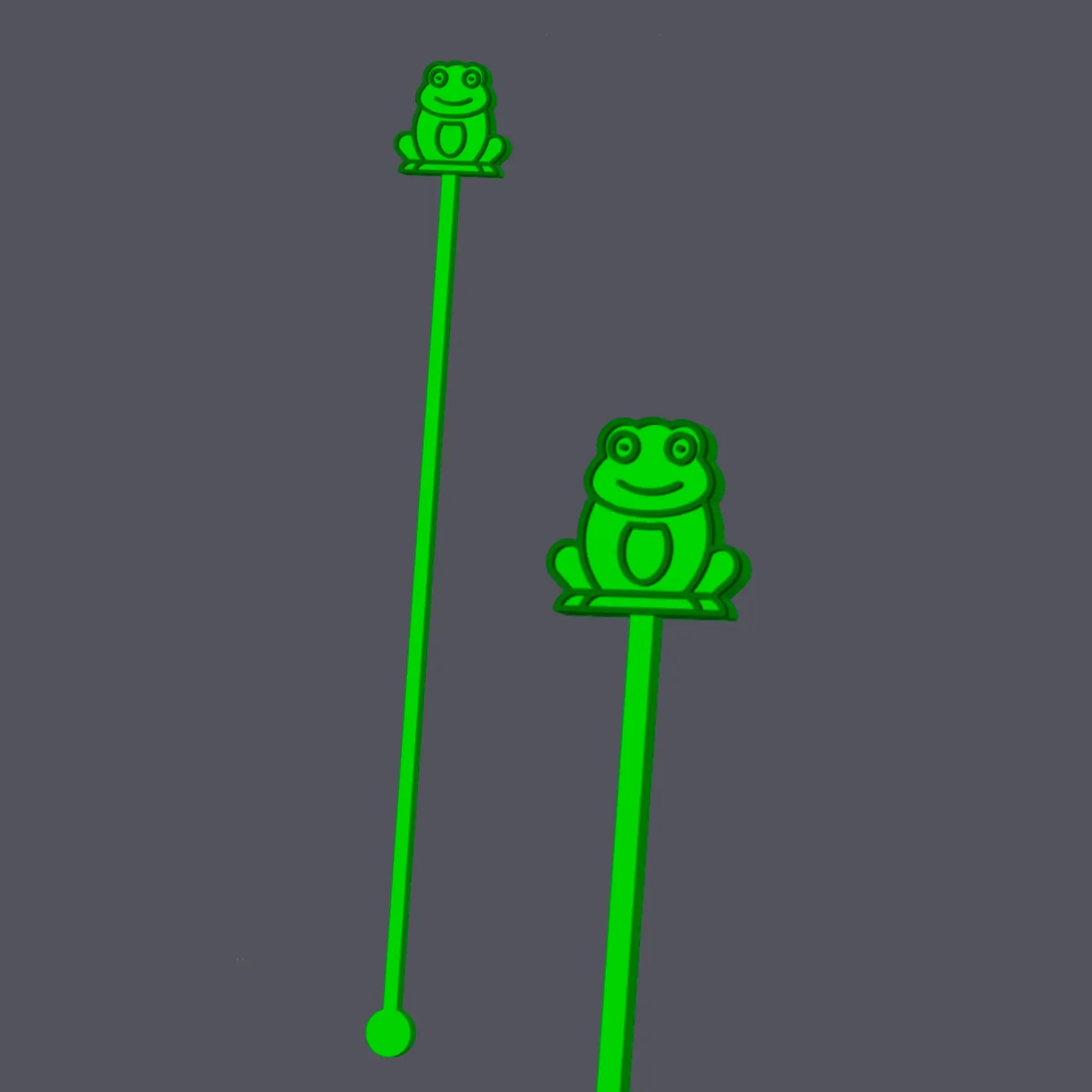 Other STL Download - Frog - Cocktailsticks v1by studio WES