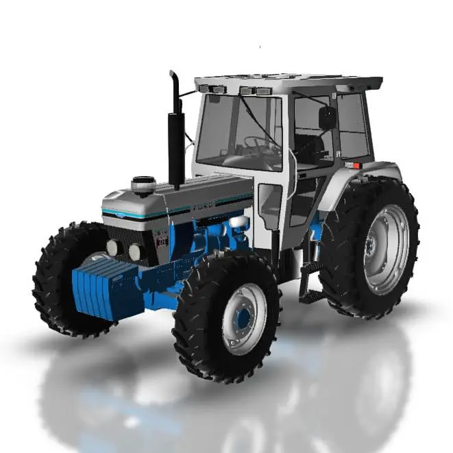 Vehicles & Machinery STL Descarga - Ford 7810 - 3DCARSALON