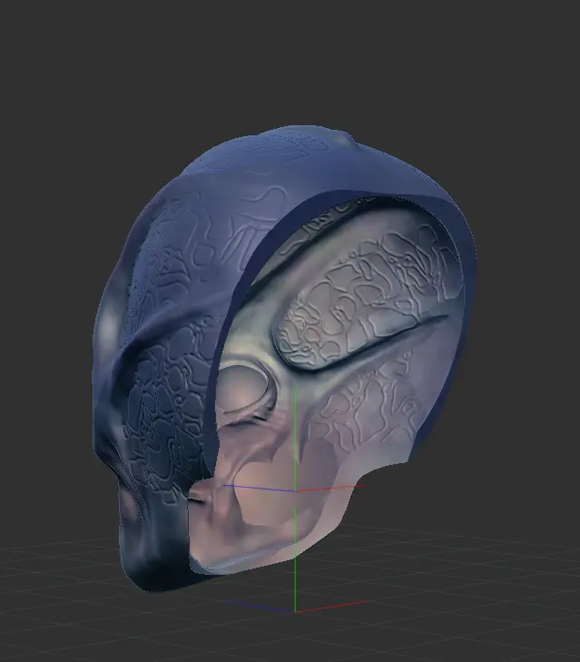 Cosplay STL Download - Alien Maskby miny3d