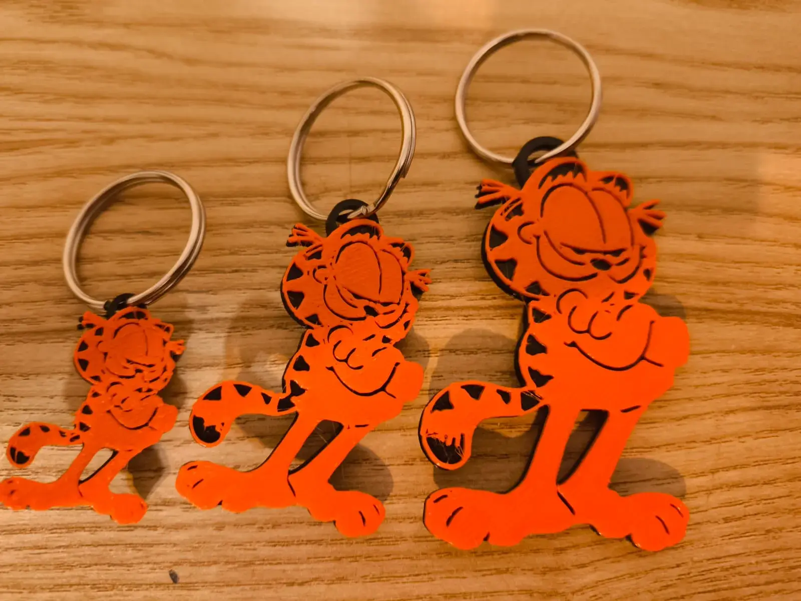 Jewelry & Accessories STL Download - Garfield Keychain multicolor.by M4get