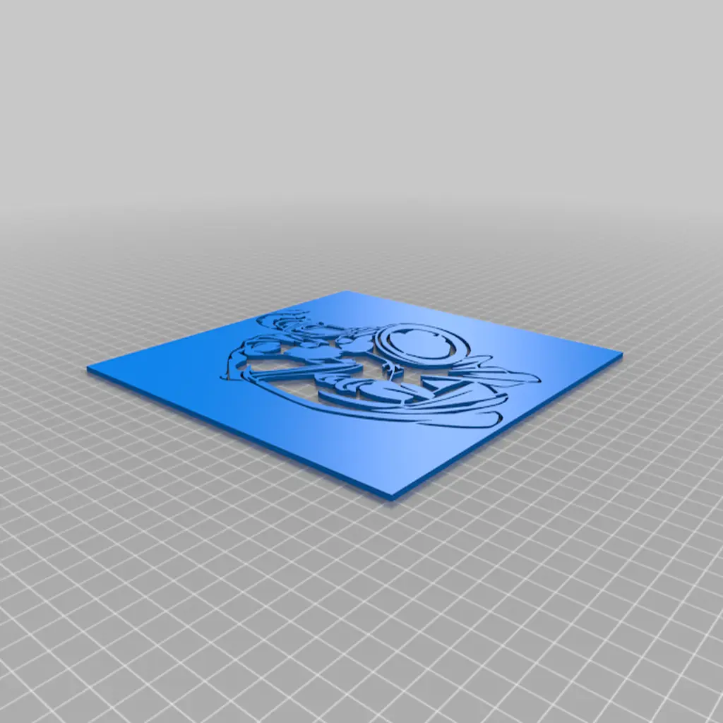 Roman stencil | 3D models download | Creality Cloud