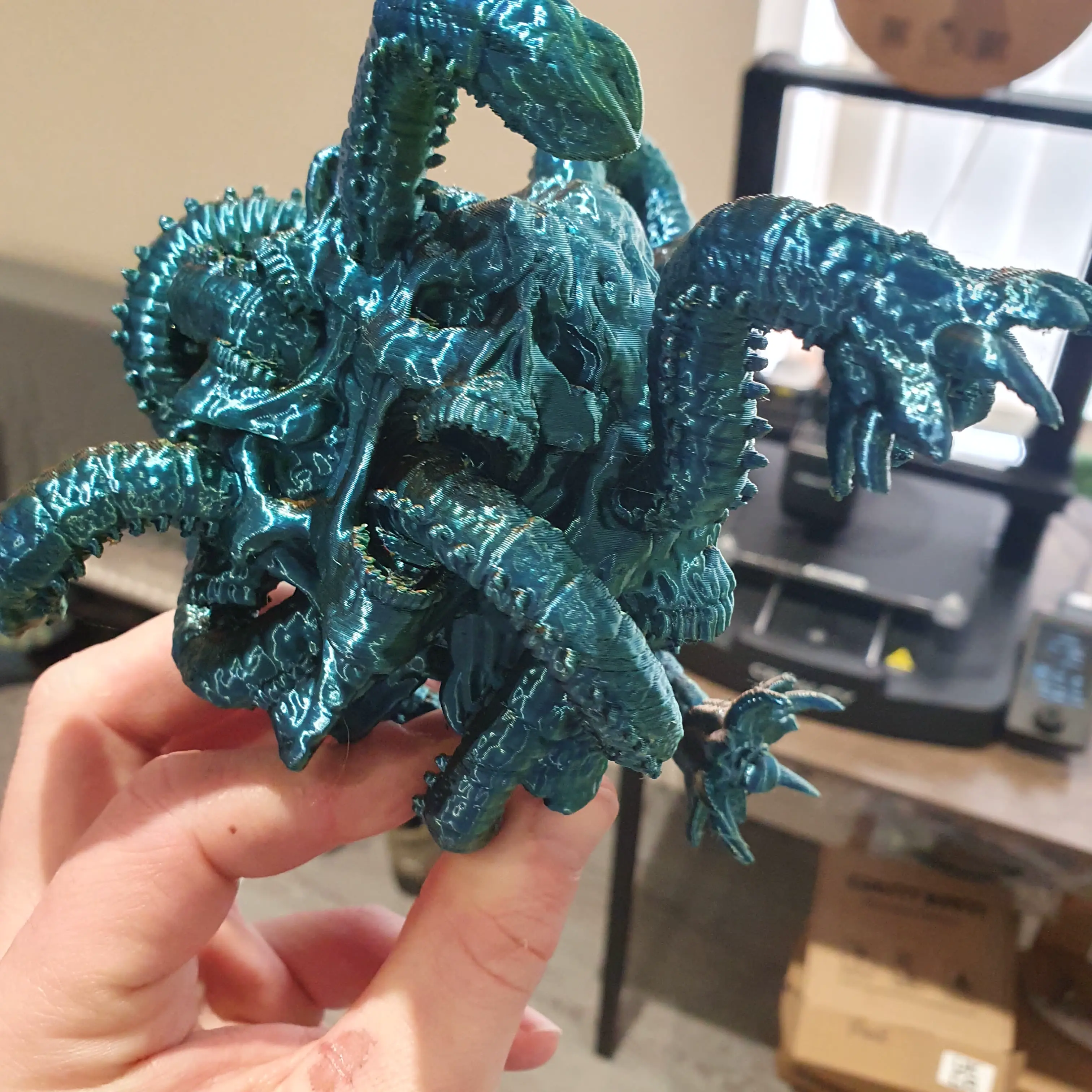 Characters & Creatures STL Download - skull death wormby TheLeGeNd93