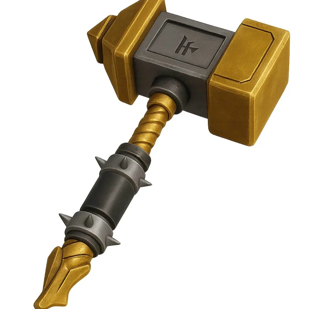 Game Props STL Download - Ninjago Style 'Coles' Hammerby Half-Baked Prints