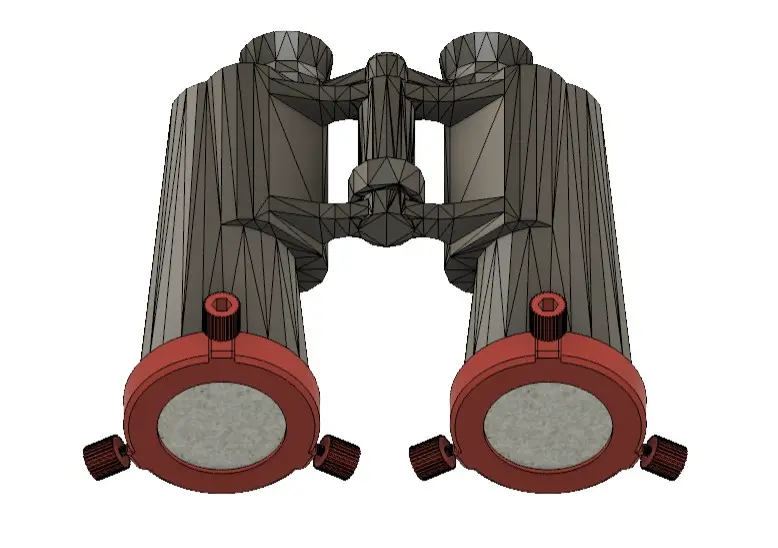 Accessories STL Download - Binocular Solar Filter DIY Kit 60mm / Solar ...