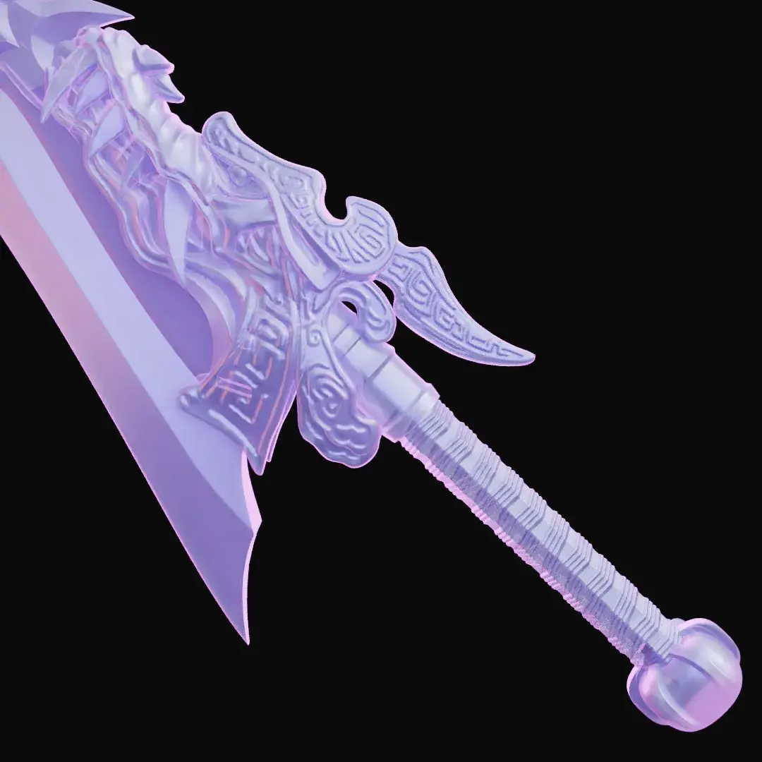 Game Props STL Download - Ao Guang Sword Replica Nezha Fan Art Ne zhaby ...