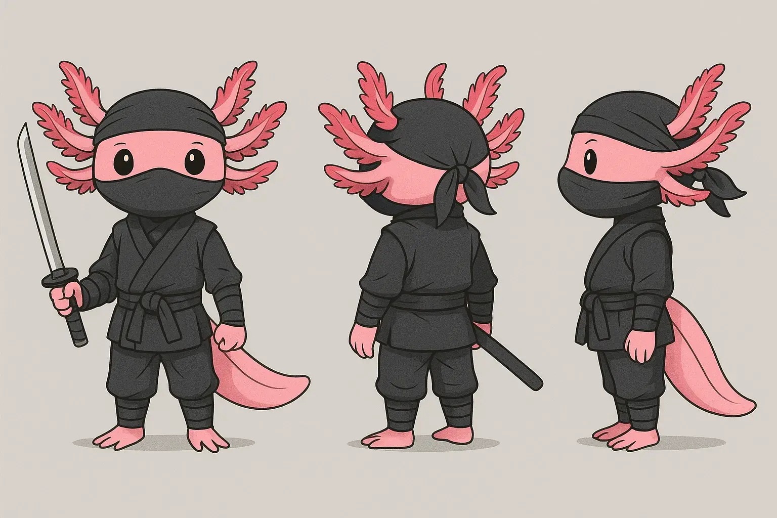 3D Printer Files | 3MF File | Ninja Axolotl | Creality Cloud