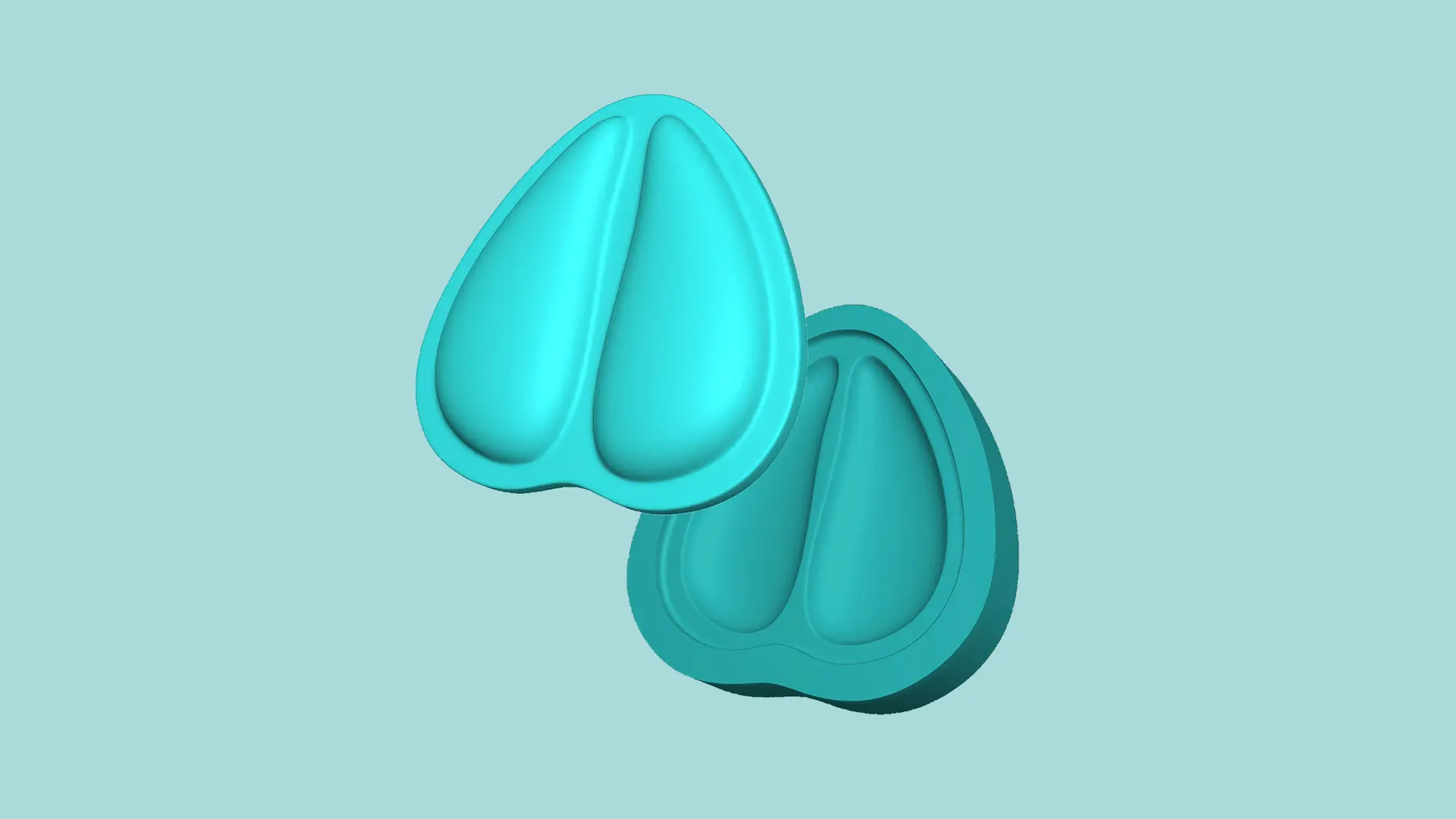 Other STL تنزيل - Cow Footstep - Silicone Mold -Template - guisommer