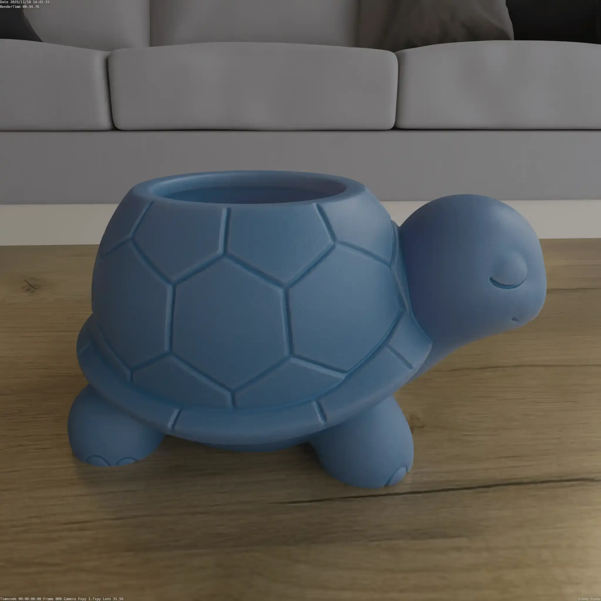 Home Decorations & Ornaments STL Download - Cute Sleeping Turtle ...