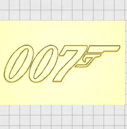 Art & Design STL Download - OO7 Logoby Deleted Account9207561325