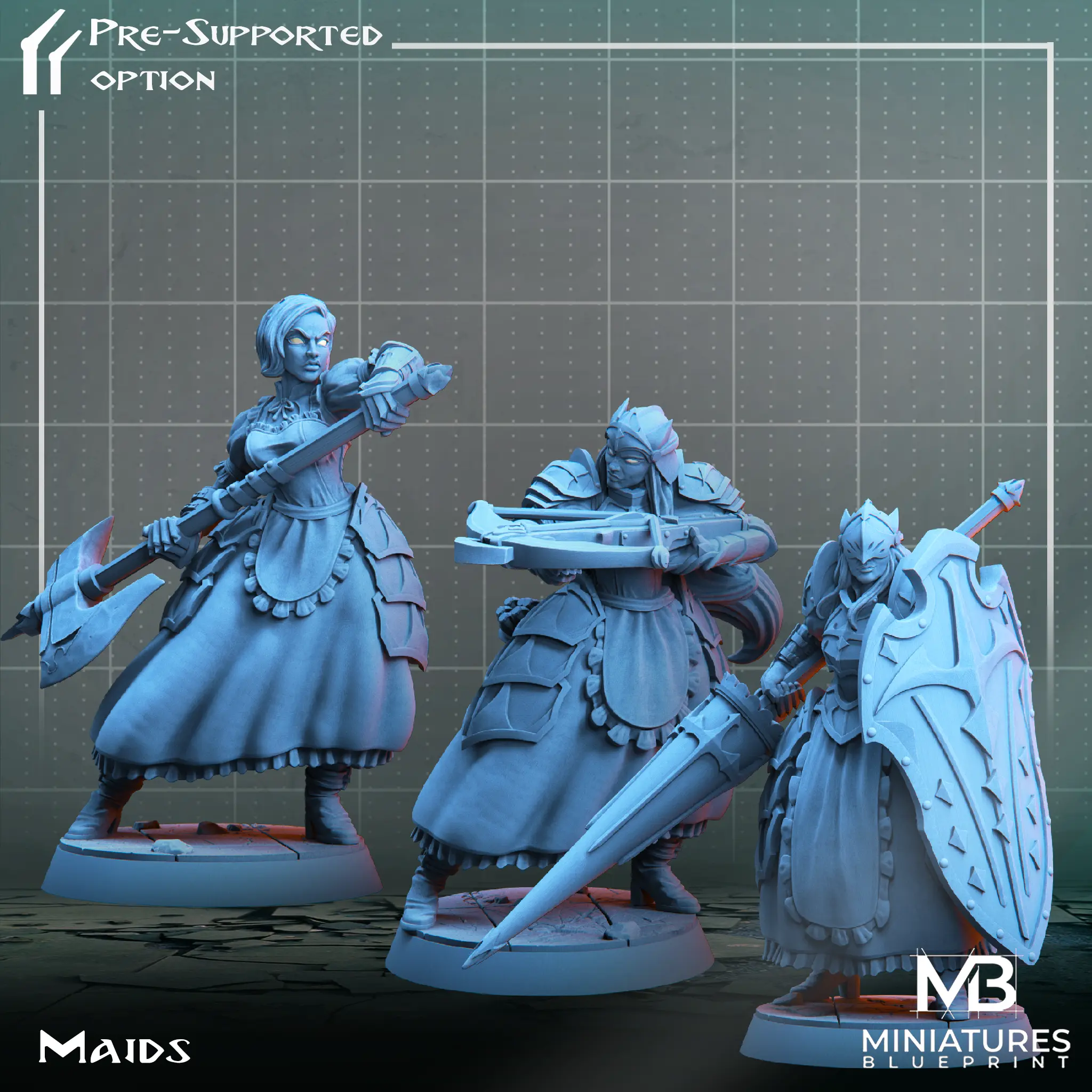 Other STL Download - Knight Army - Premium Bundle !by Miniatures Blueprint