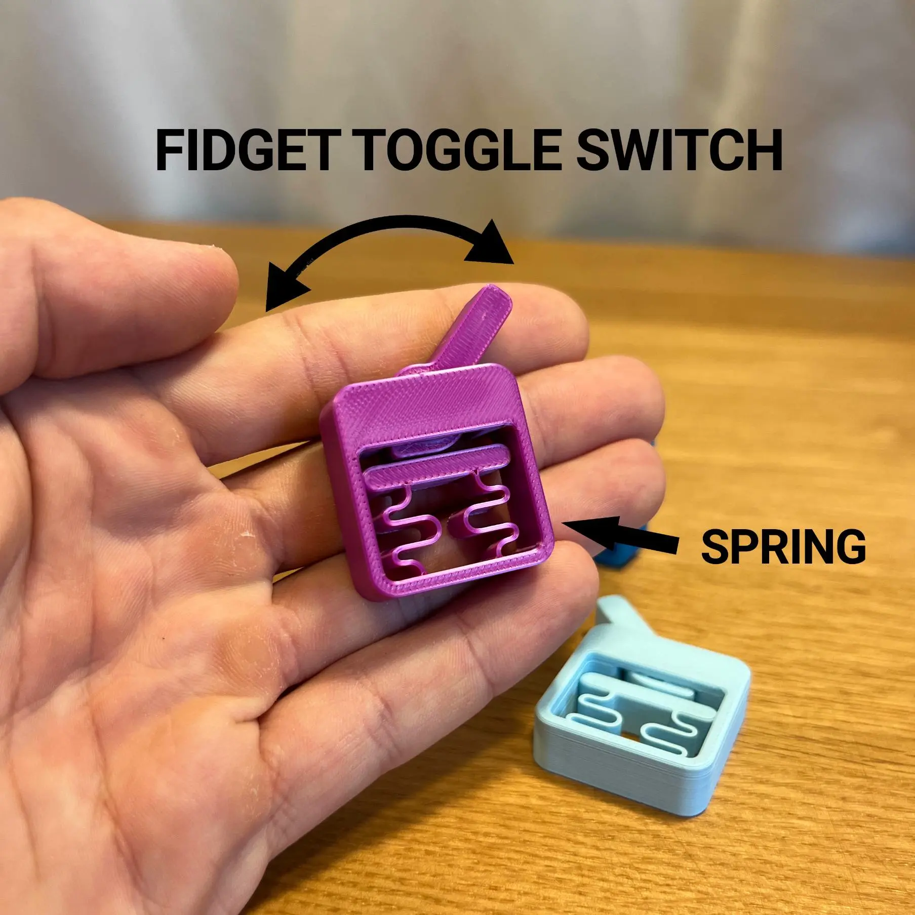 3D Printer Files | 3MF File | Fidget Toggle Switch | Creality Cloud