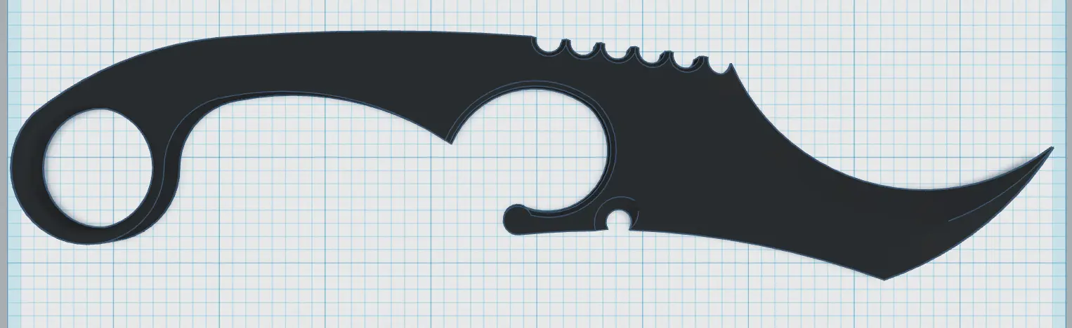 Free Tools & Spare Parts STL Download - Karambit #27by Cyberbeast