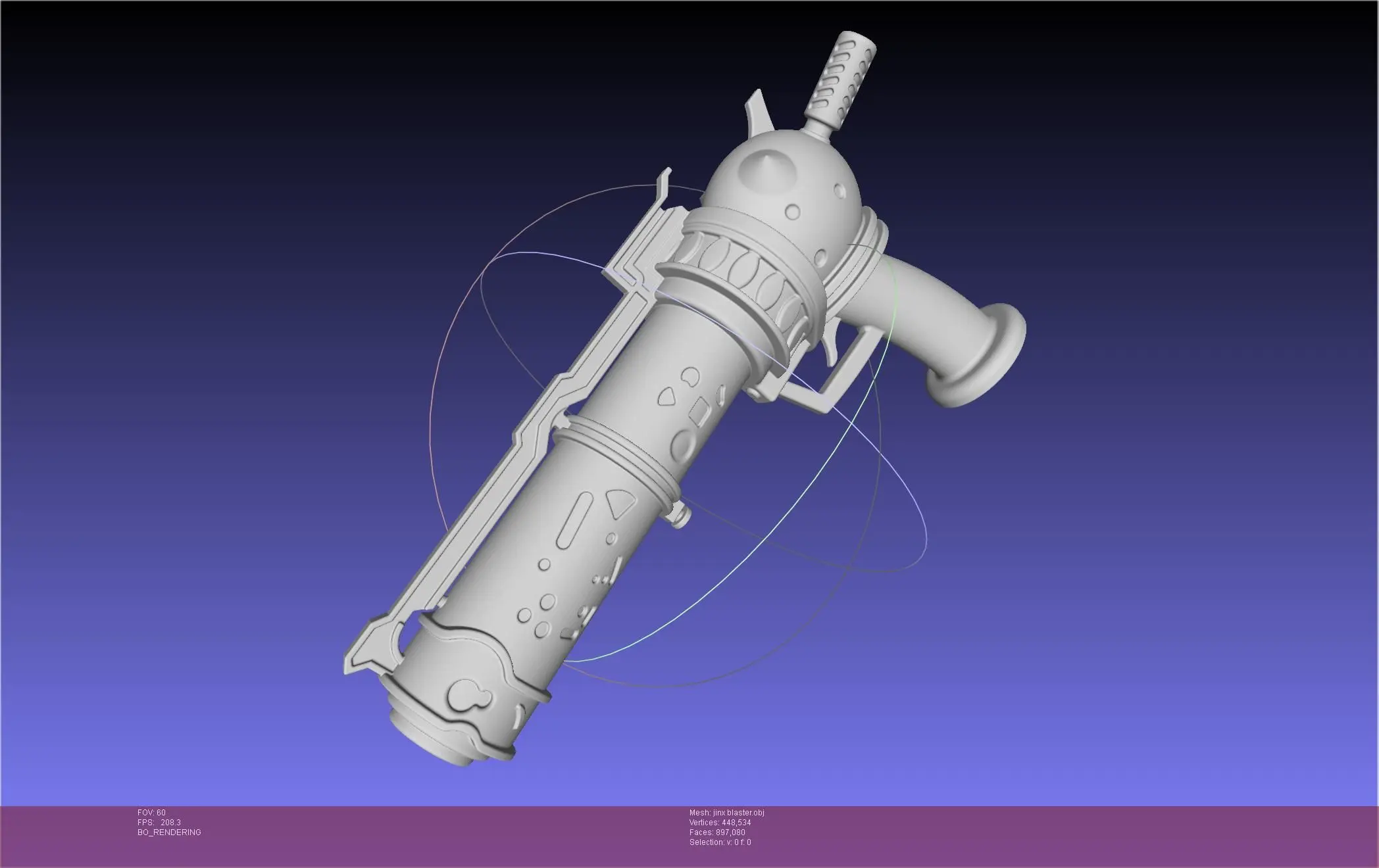 Cosplay STL Download - League Of Legends Arcane Jinx Blasterby Julian Danzer