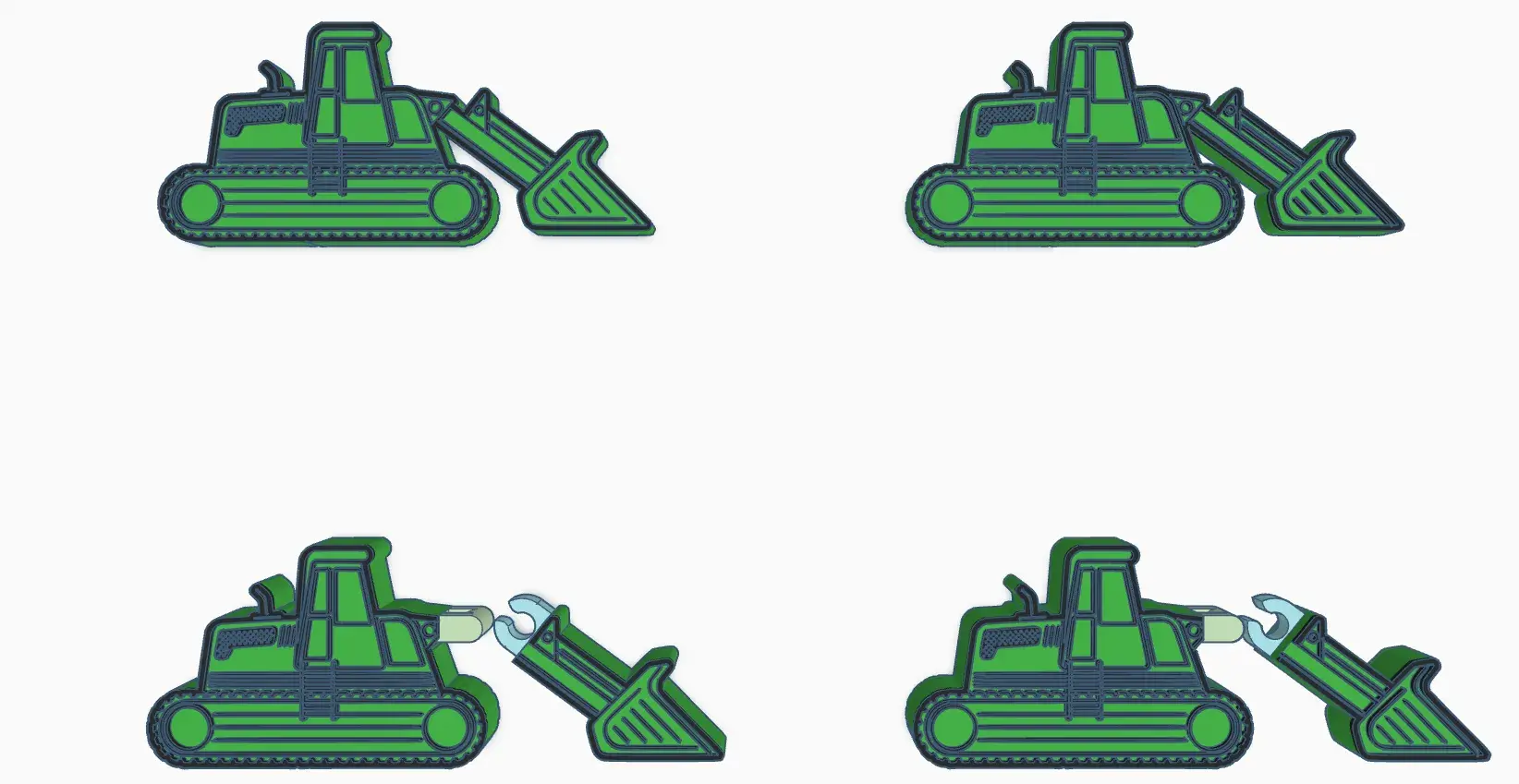 3D Printer Files | 3MF File | Play Shapes: Bulldozer | Creality Cloud