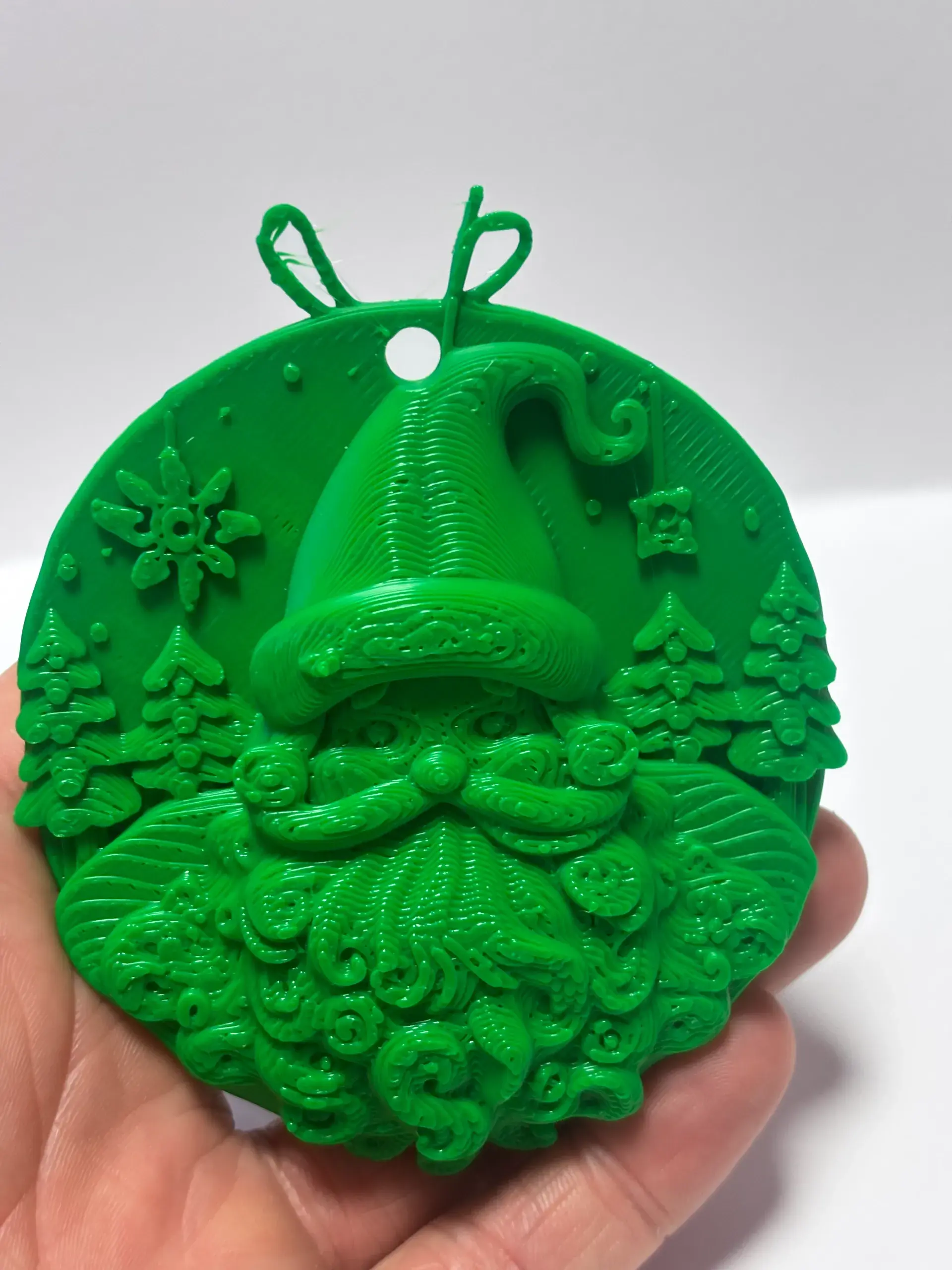 3D Printer Files | 3MF File | Christmas santa claus tree ornament ...